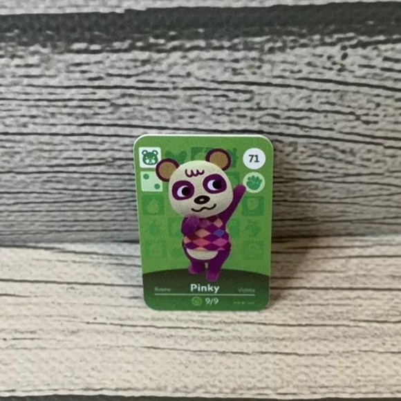 Video Games & Consoles | Animal Crossing Amiibo Mini Nfc Card Pinky 71 ...